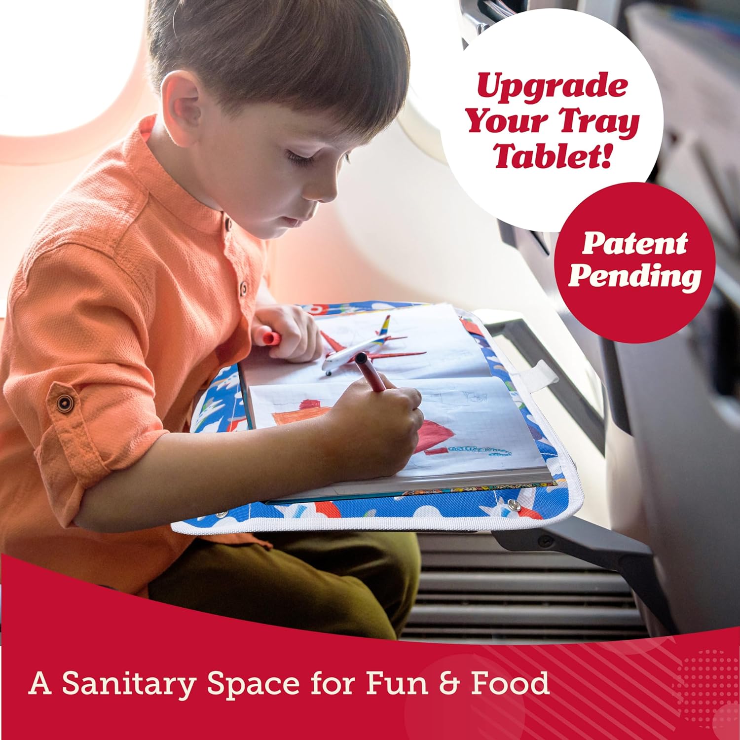 Airplane Tray Table Cover for Kids - A Parent's Best Friend – Lusso Gear