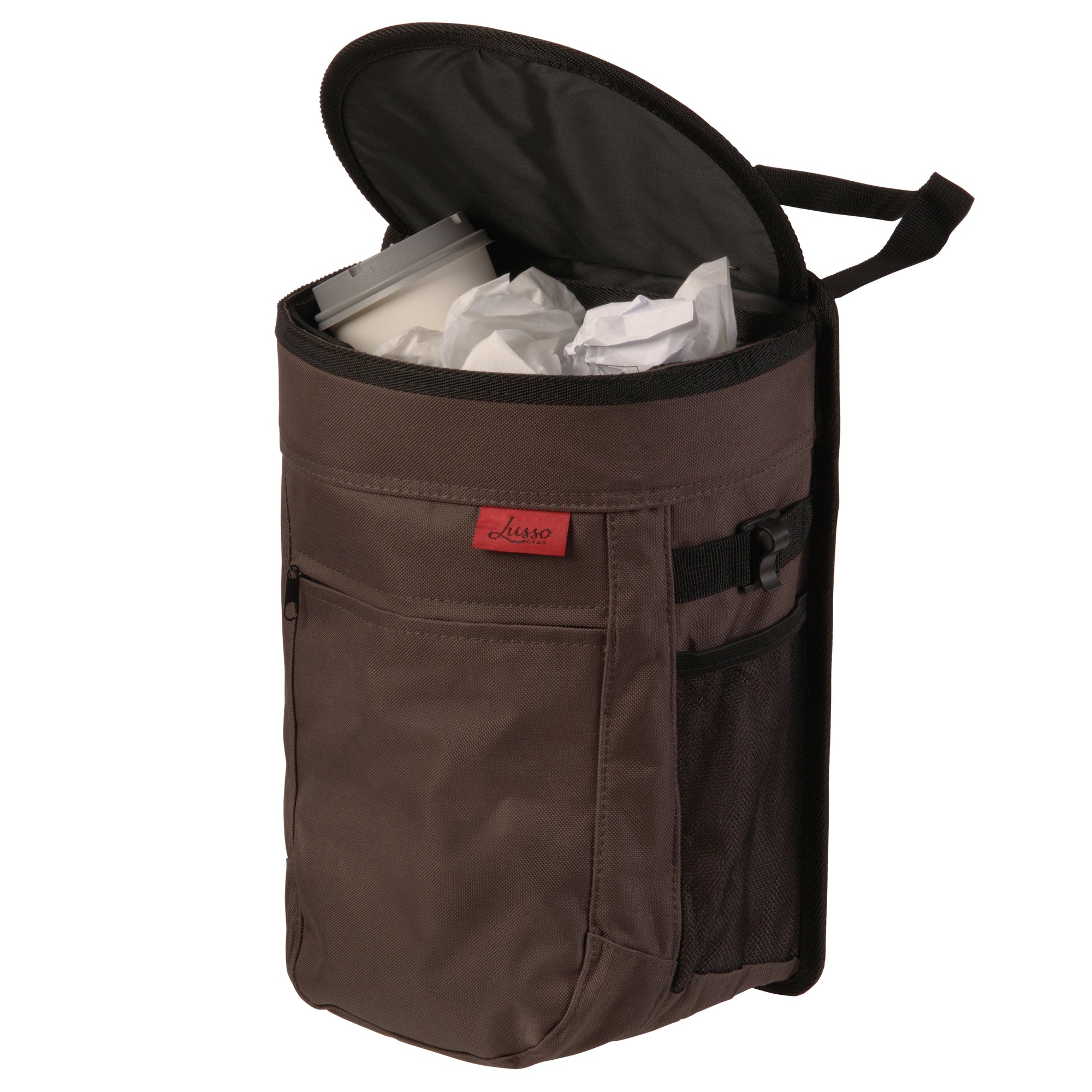 Lusso Gear Car Trash Can for Everyday Use - No More Messy Seats