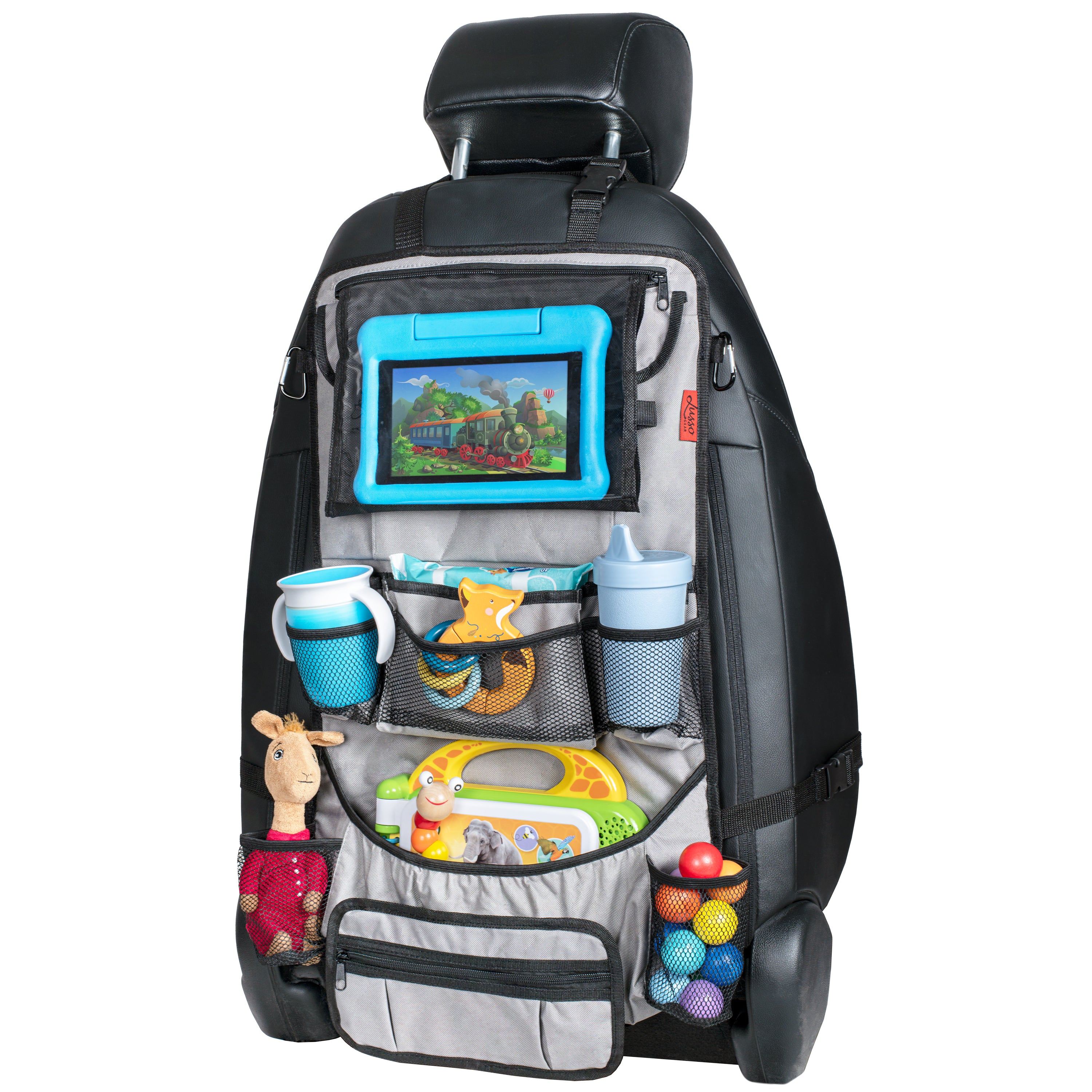 Backseat Organizer with Tablet Holder- Great for Road Trips – Lusso Gear