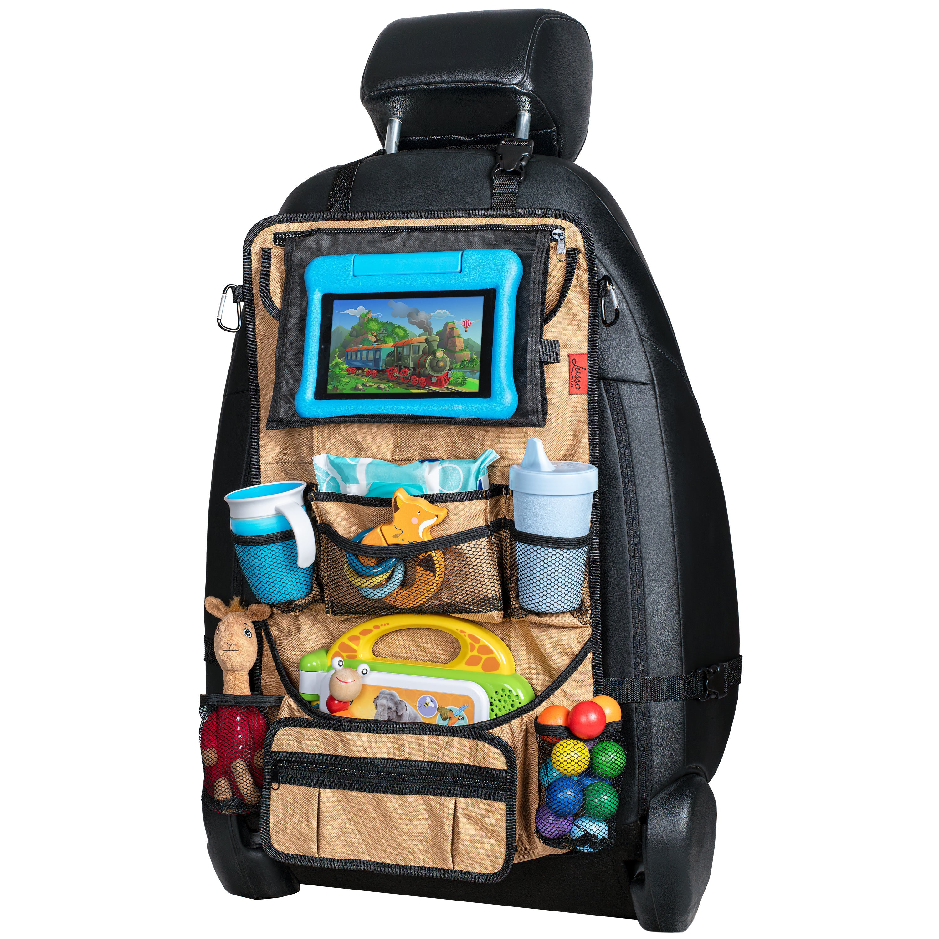 Backseat Organizer with Tablet Holder- Great for Road Trips – Lusso Gear